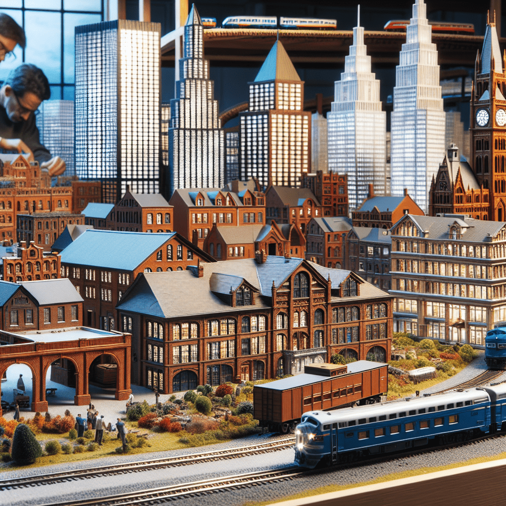 Model train Buildings - Crafting Miniature Worlds: Where Every Detail ...