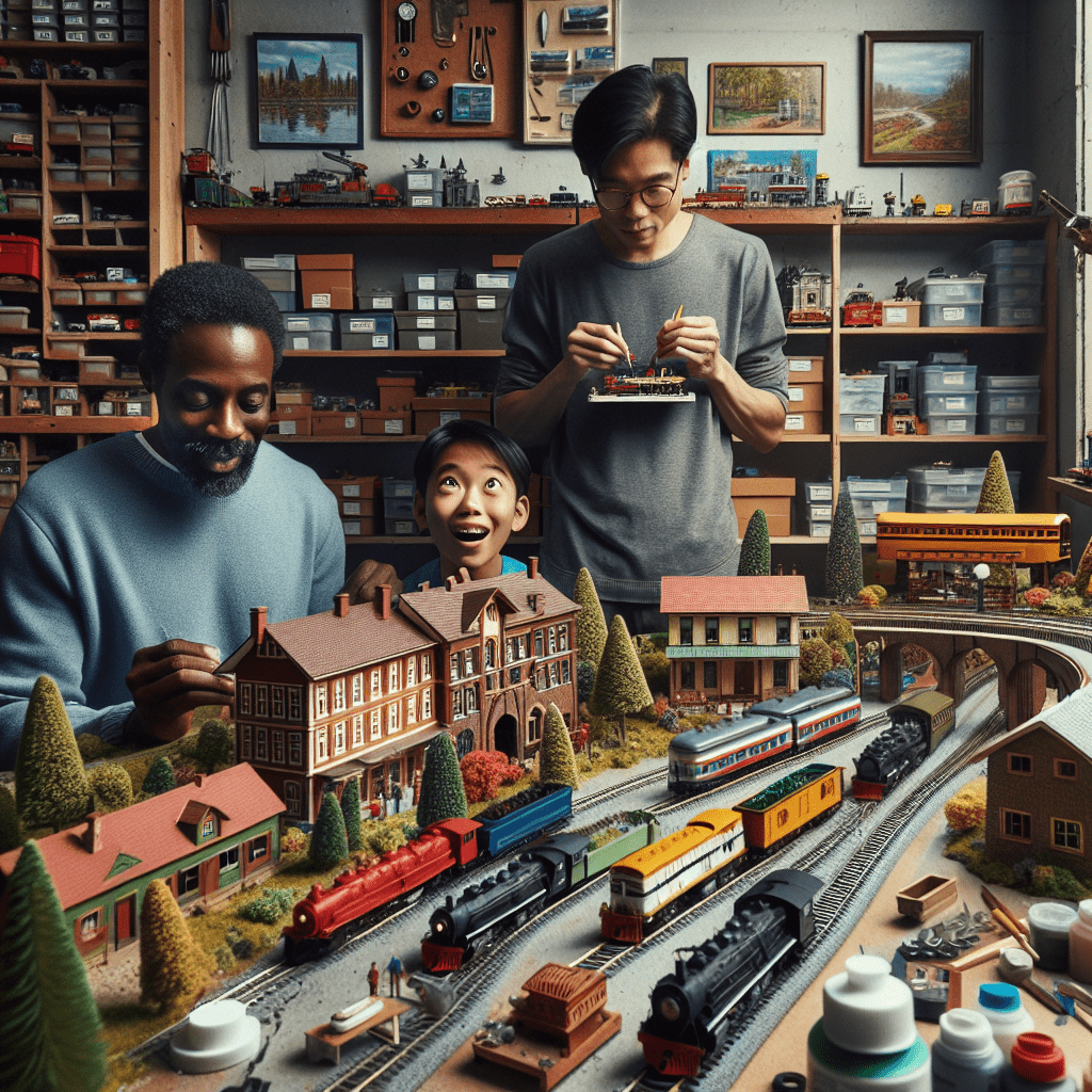 Crafting Worlds, One Track at a Time. Model train hobbyists - Model ...