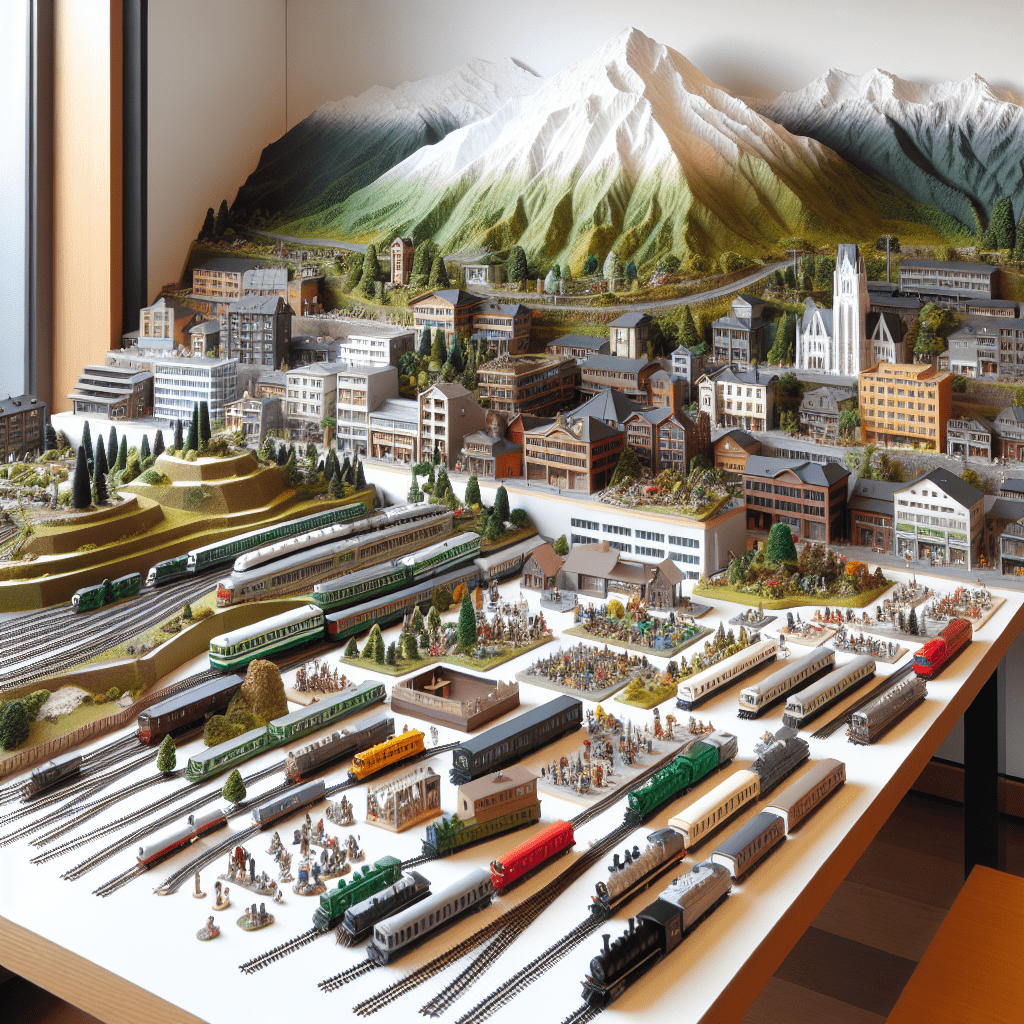 Transform Your Tracks: Bring Journeys to Life with Train scenery kits ...