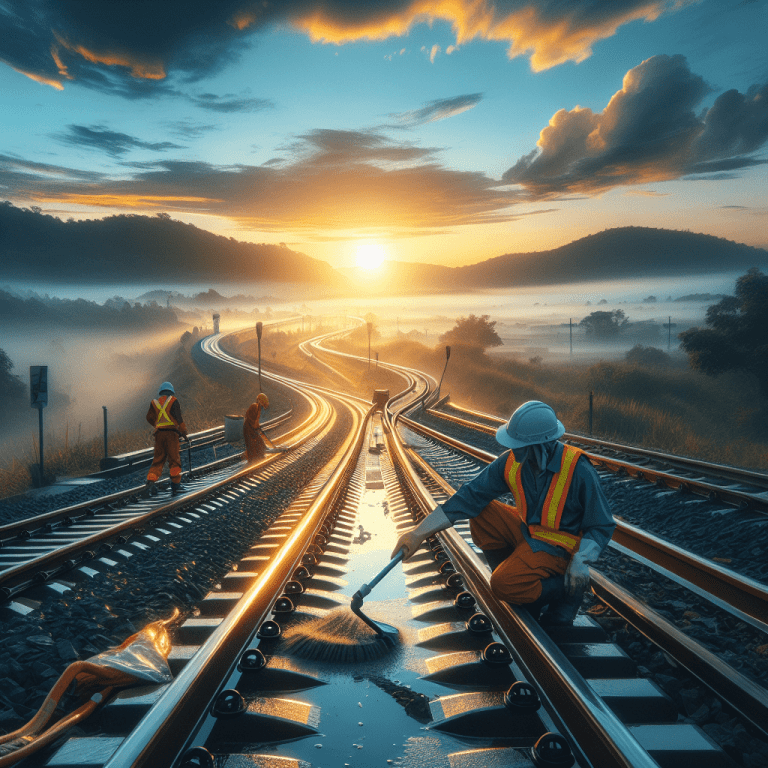 Train track cleaning - Keeping Rails Clear, Journeys Safe. - Model ...