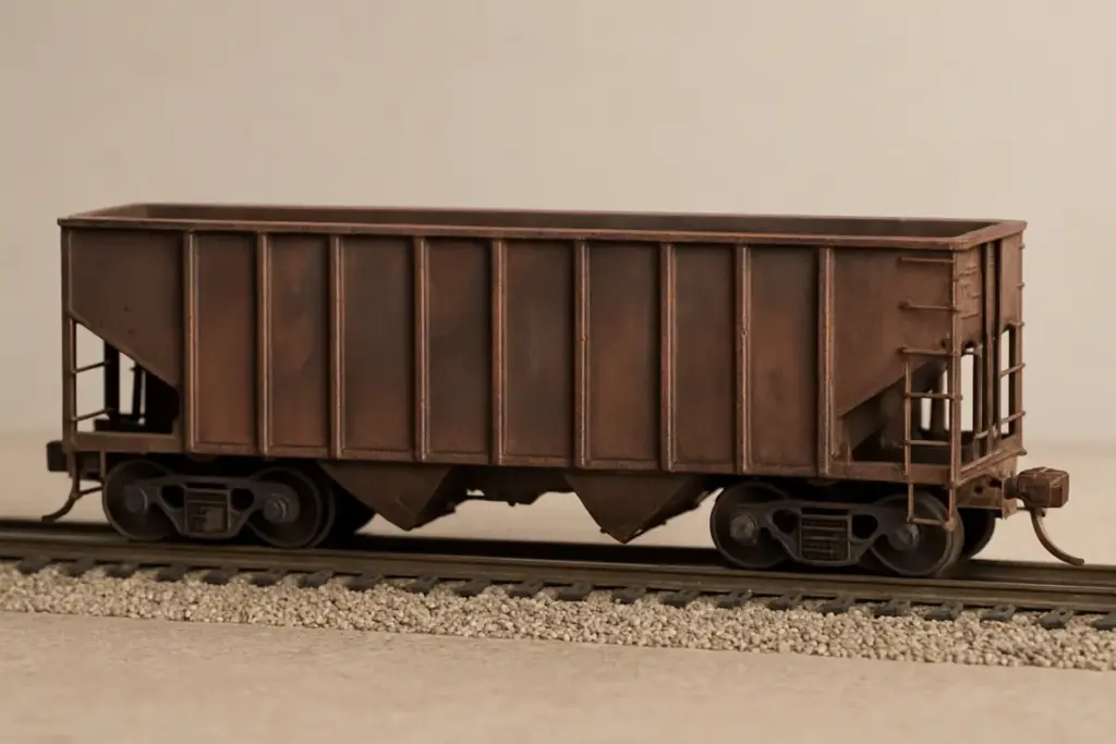 Realistic weathering model trains: freight car weathering without an ...
