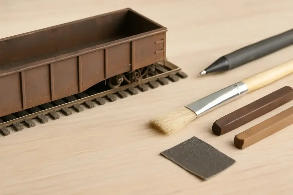 Realistic weathering model trains: freight car weathering without an ...