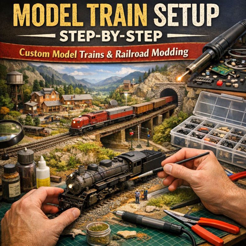 Model Train Setup Step-by-Step: Custom Model Trains | Model Train ...
